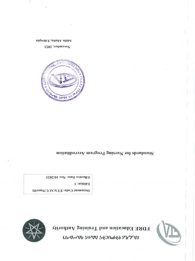 Standard For Nursing Program Accreditation | PDF