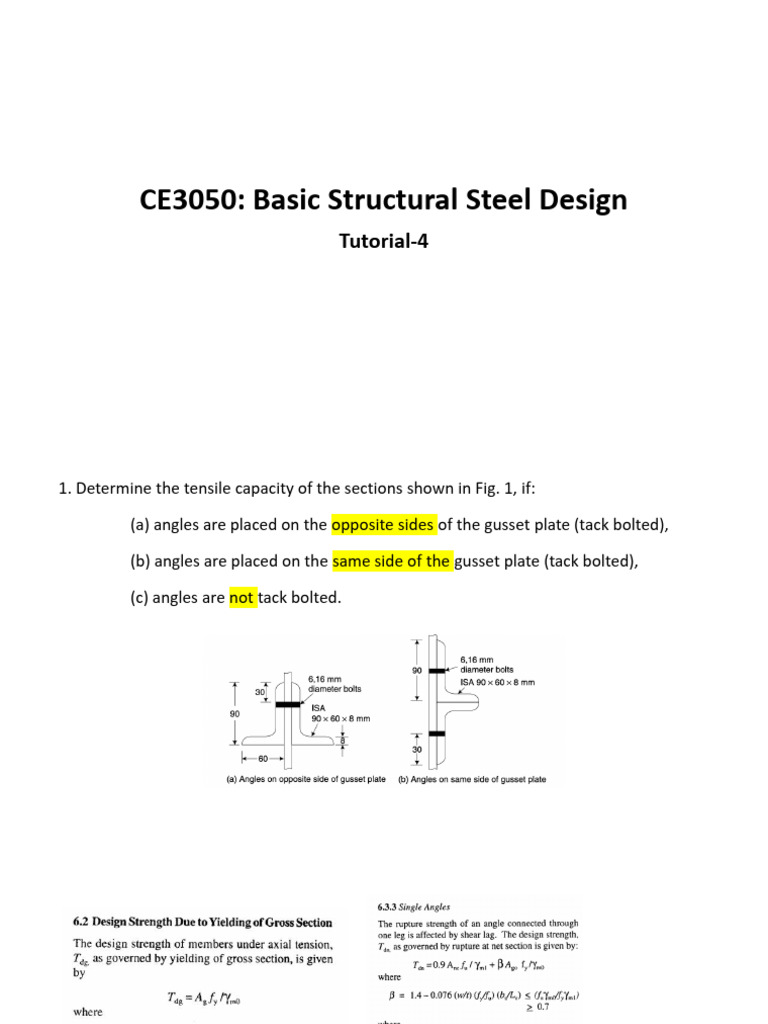Tutorial 4 | PDF