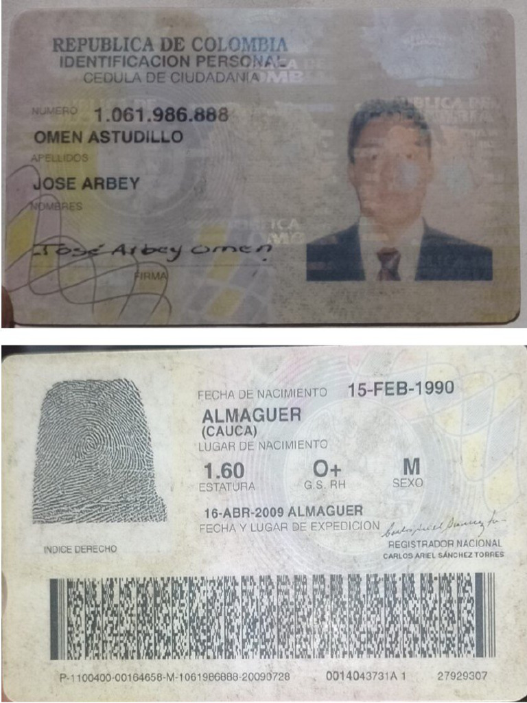 Jose cedula 1 1 | PDF