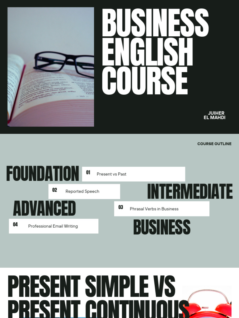 Business English Course Outline PDF | PDF | Language Families ...