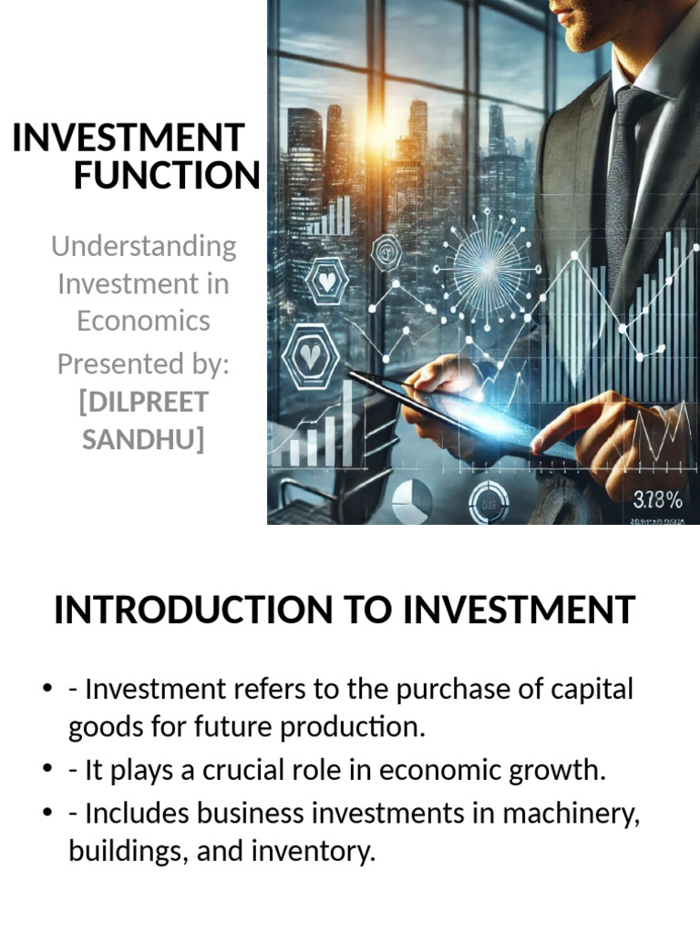 Investment Function Presentation | PDF