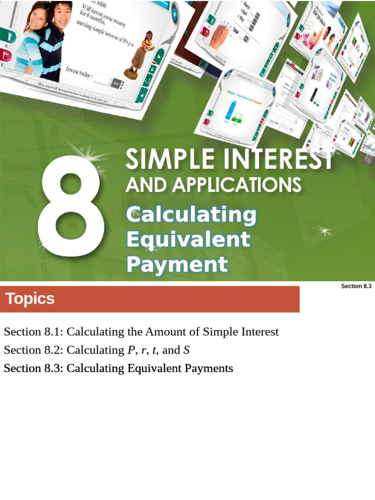 Equivalent Payments | PDF | Interest | Loans