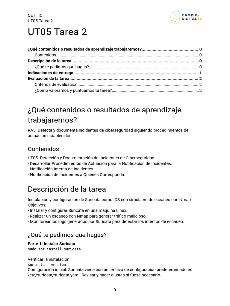 IC UT05 Tarea 2 | PDF | La seguridad informática | Seguridad