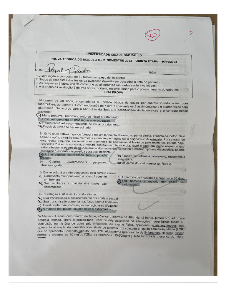 Prova Tut Mod 2 t32 5 Etapa | PDF