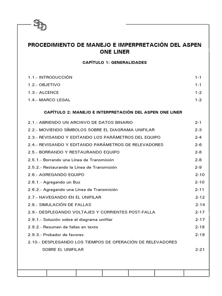 Manejo e Interpretación de Aspen One Liner | PDF | Ingenieria Eléctrica ...
