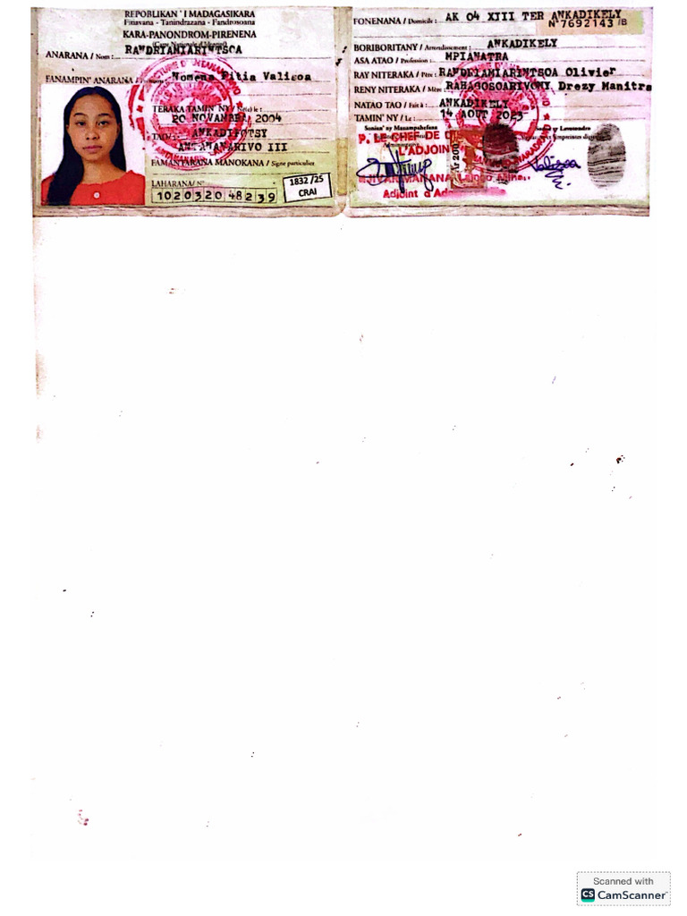 Copy of National Identity Card | PDF