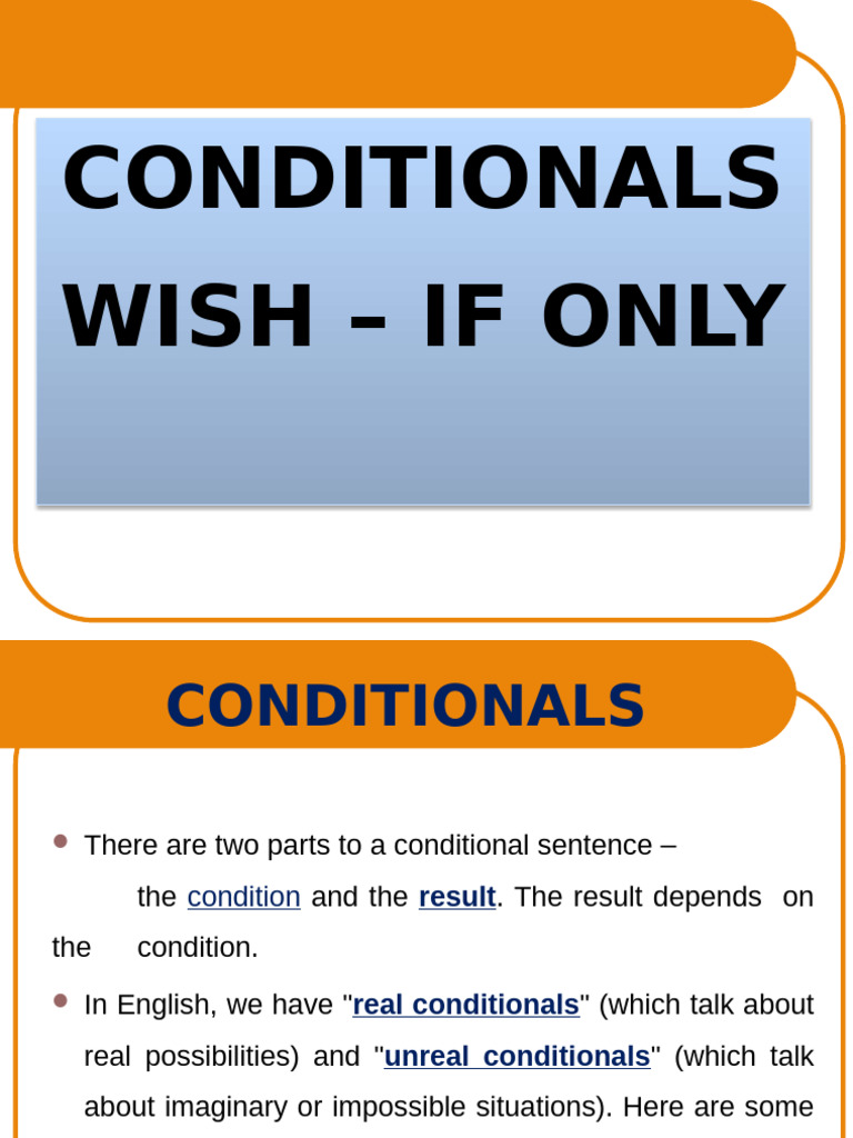 Conditional Sentences PPTX Grammar Guides Sentence Transformation Rephrasing 87932 | PDF ...