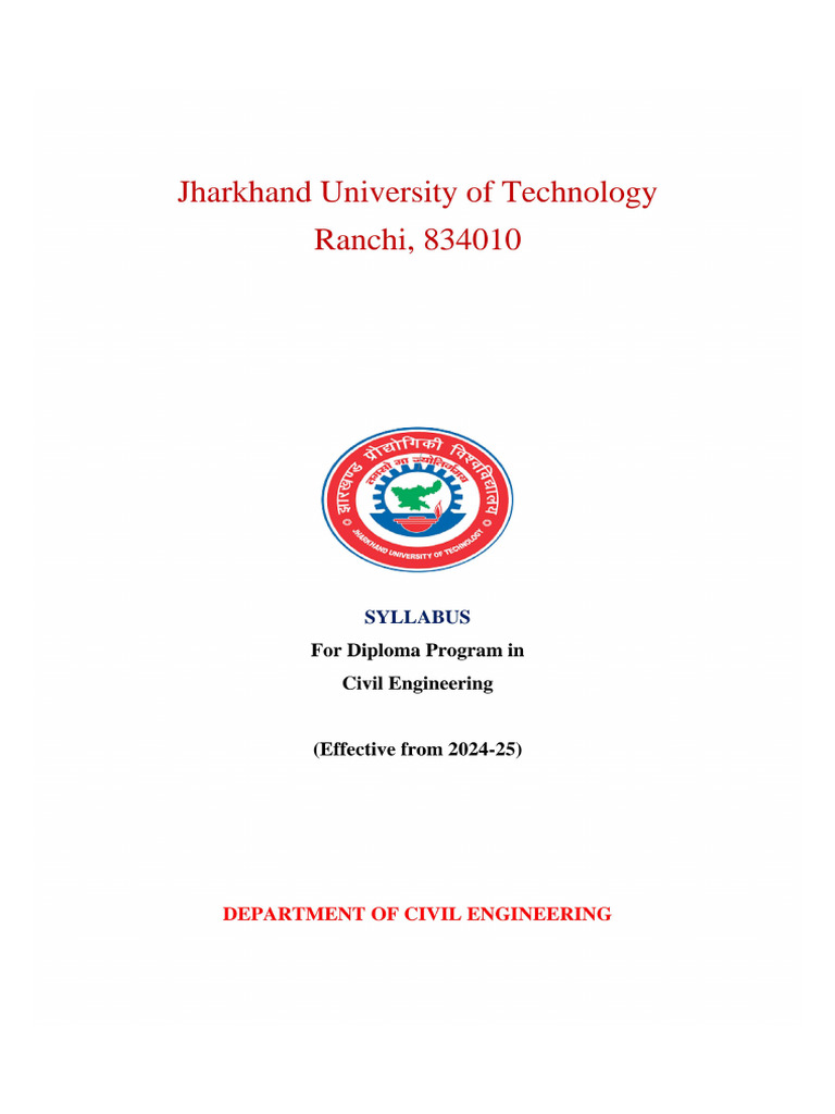 Civil Syllabus 3rd semester | PDF