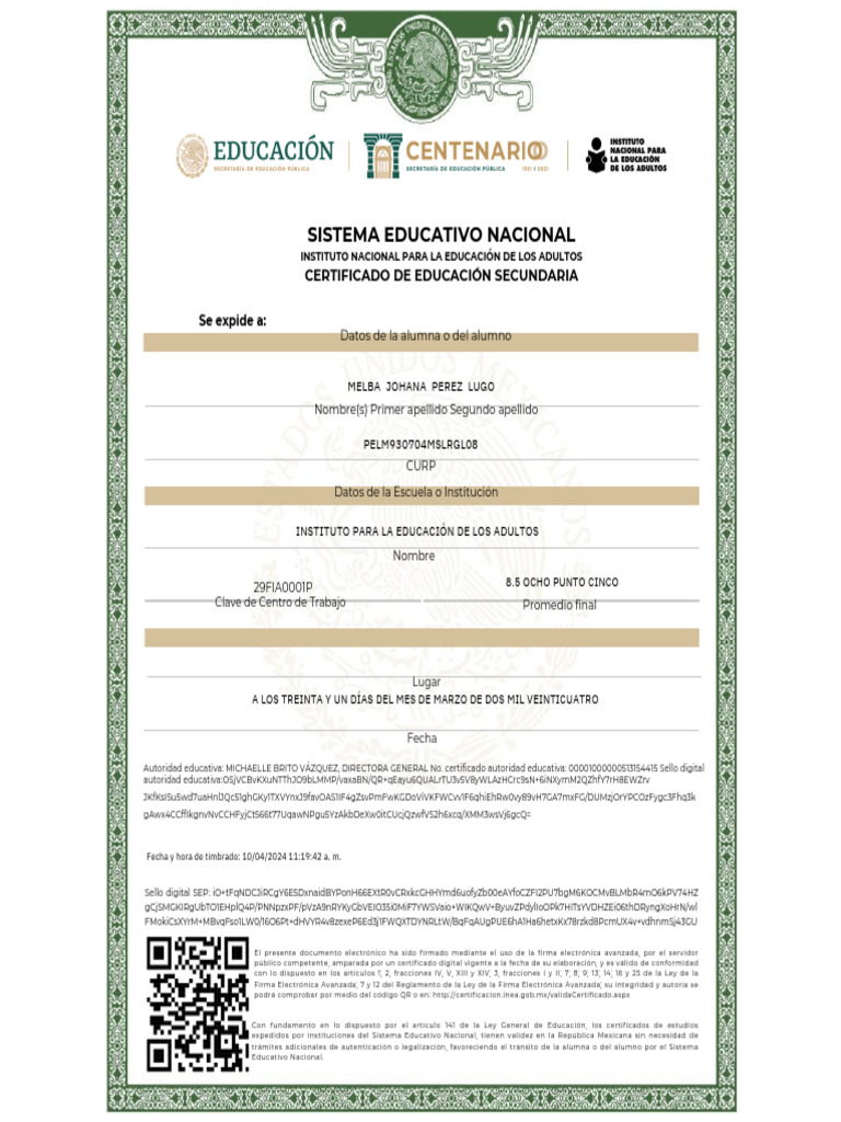 Melba Johana Perez Lugo | PDF