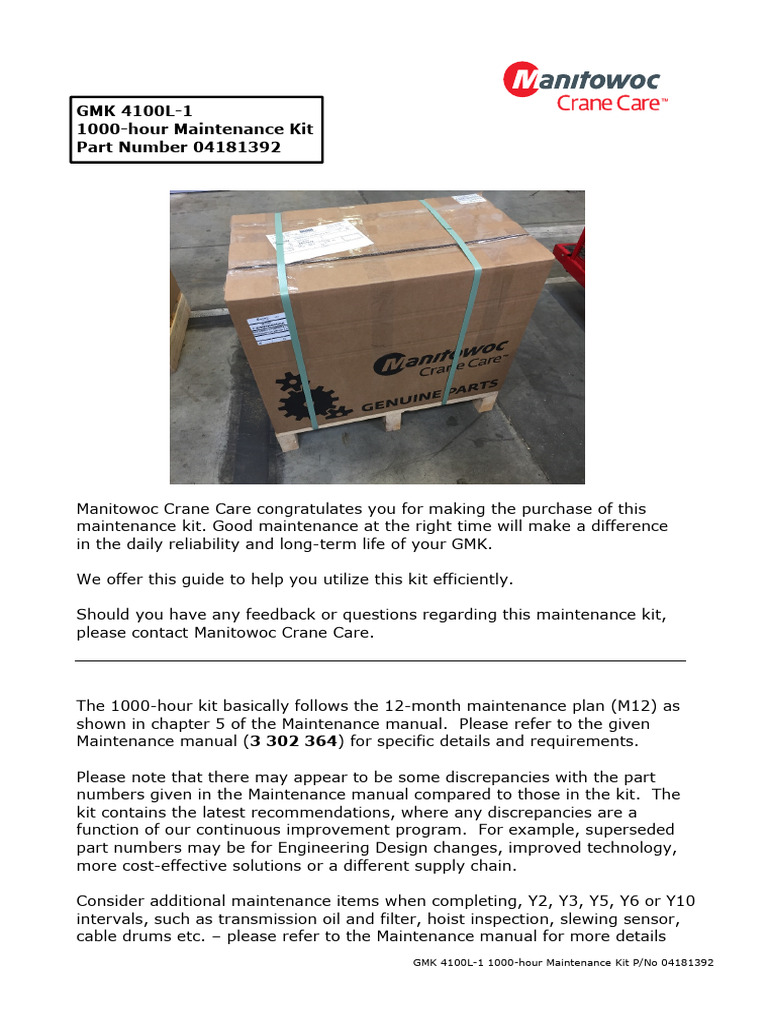 GMK-4100L-1-Kit-04181392-Guide | PDF | Mechanical Engineering