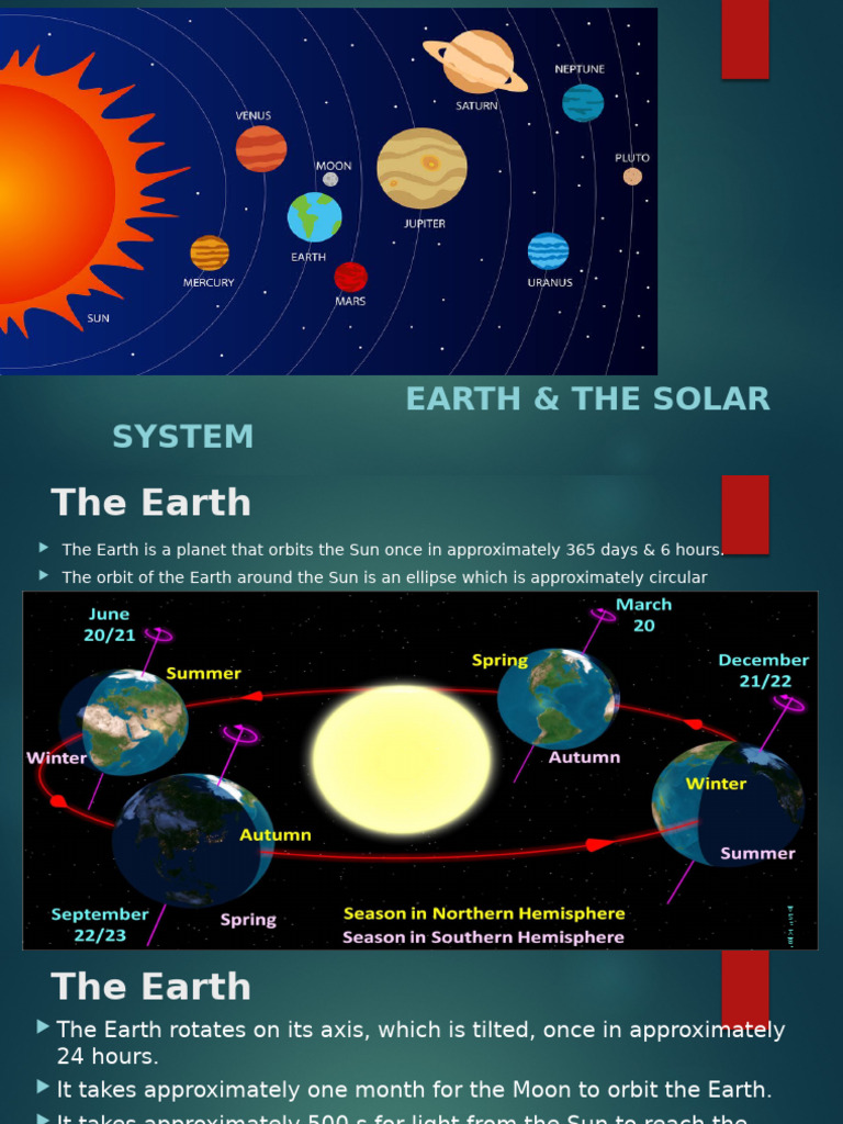 Earth & The Solar System | PDF | Planets | Solar System