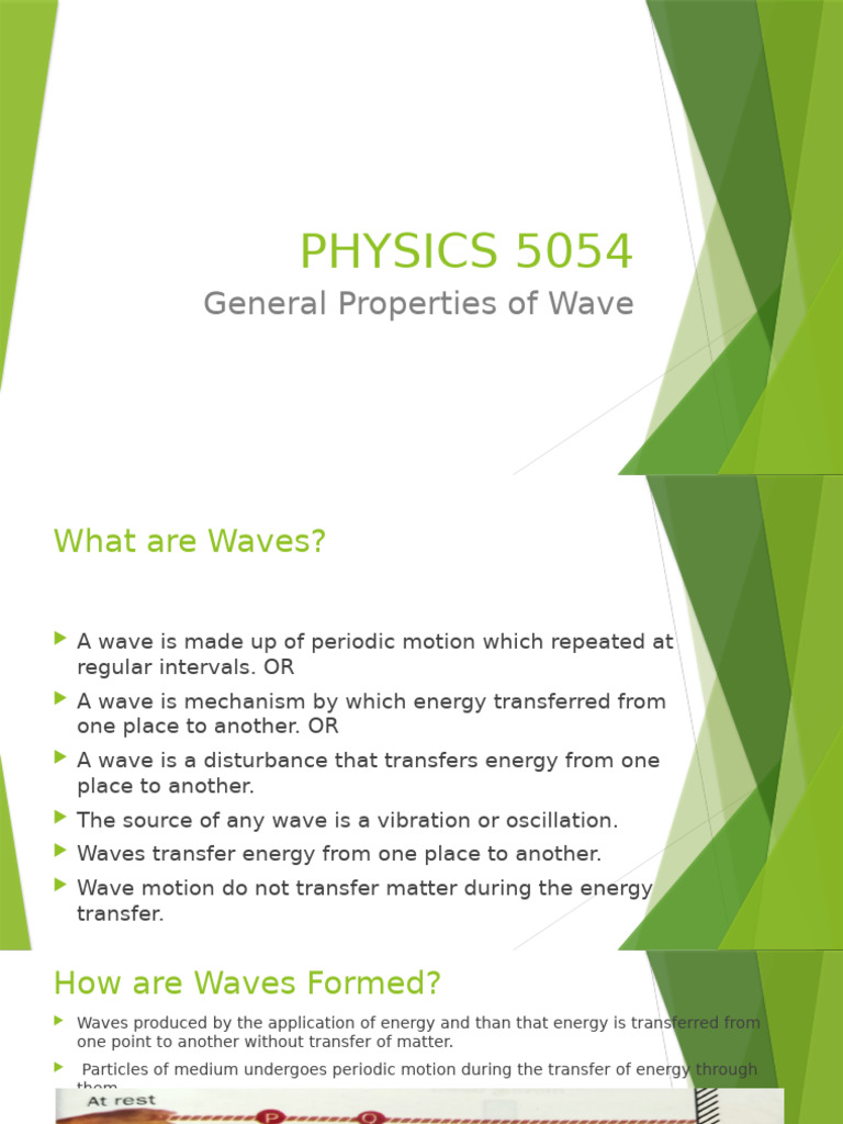 General Properties of Waves (C) | PDF | Waves | Wavelength