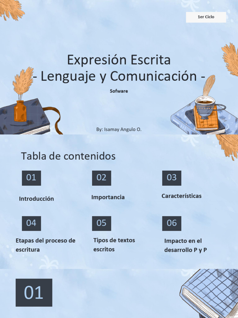 Importancia de la Expresión Escrita | PDF | Comunicación | Desarrollo ...