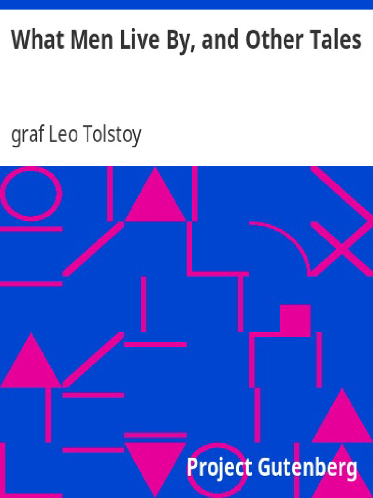 3 What-Men-Live-By-And-Other-Tales-By-Graf-Leo-Tolstoy | PDF | Angel