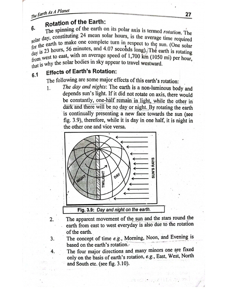 Earth Revolution and Rotation | PDF