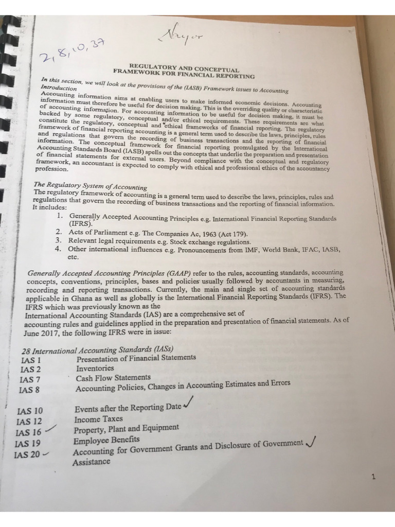 Intermediate Accounting 1 | PDF