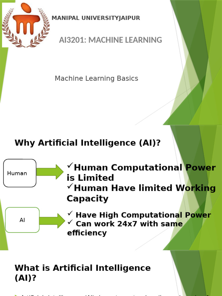 1.machine Learning Basics | PDF | Machine Learning | Regression Analysis