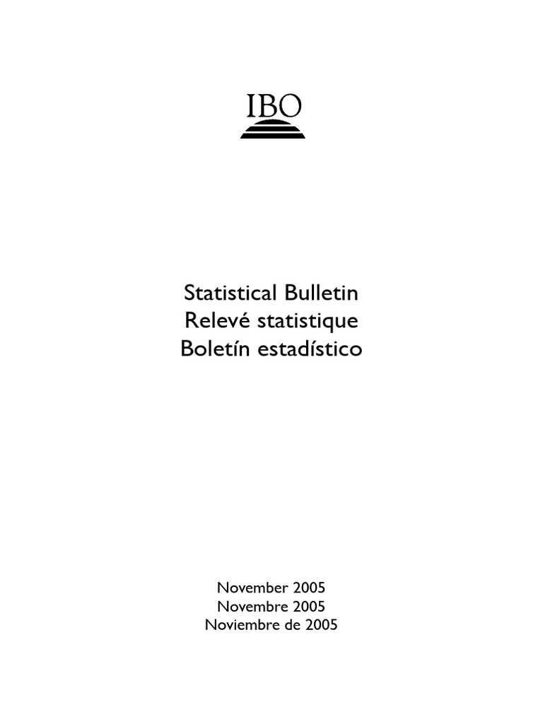 Statistical Bulletin - November 2005 | PDF | Educational Organizations ...