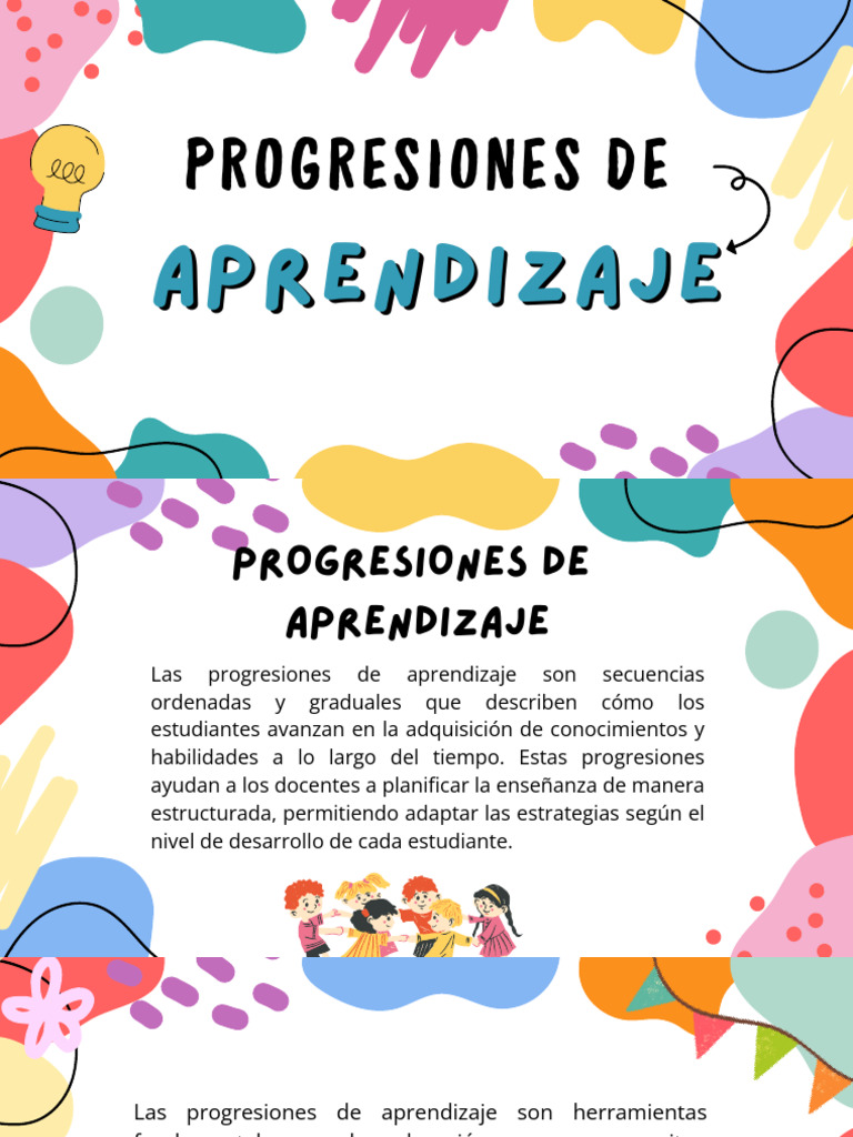 Plantilla De Progresión Del Aprendizaje