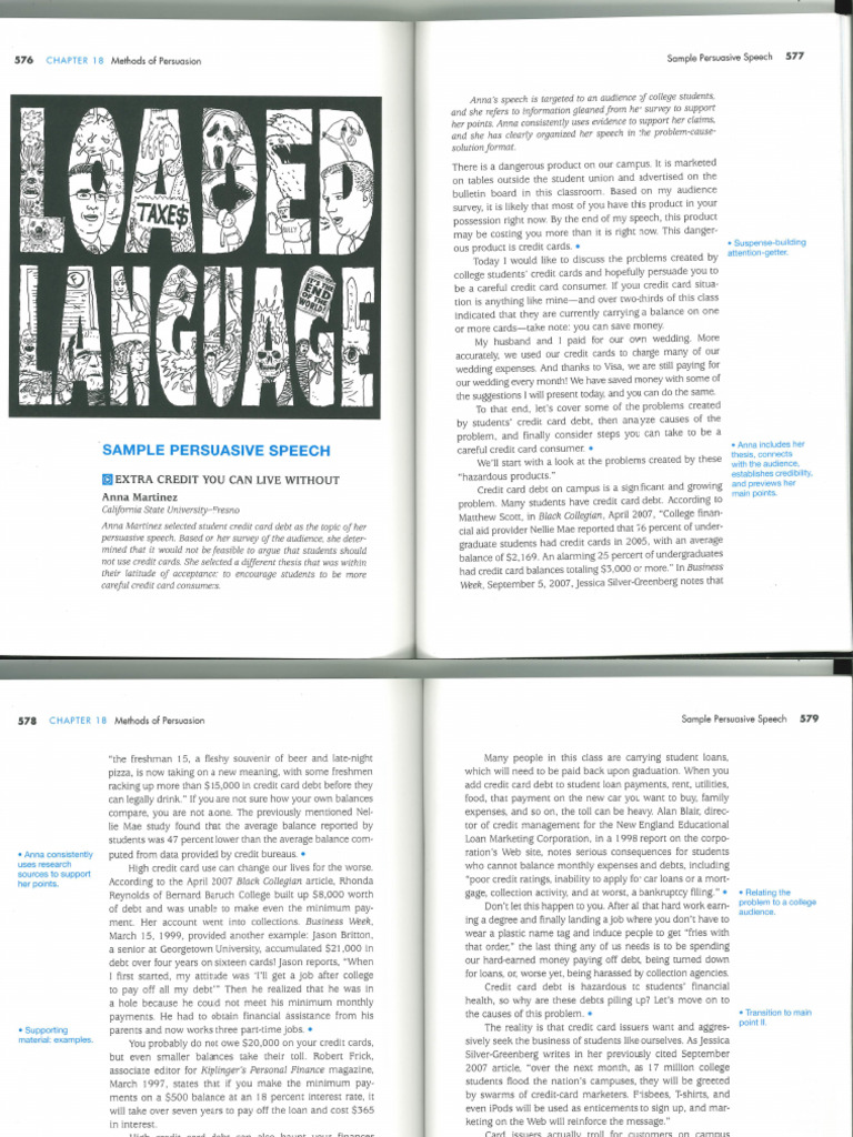Sample Persuasive Speech | PDF