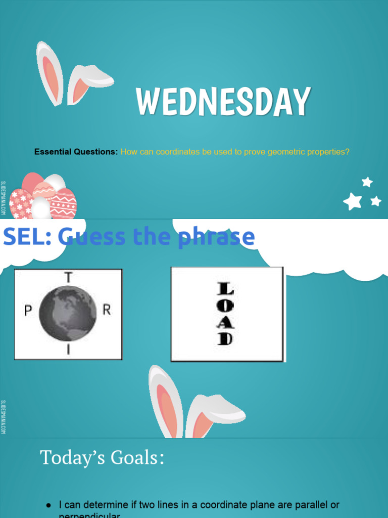 25_Connecting Algebra & Geometry (1) | PDF | Line (Geometry) | Equations