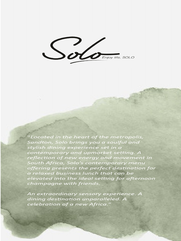 SOL407 - Jan Drinks Menu Updates | PDF | Sauce | Sushi