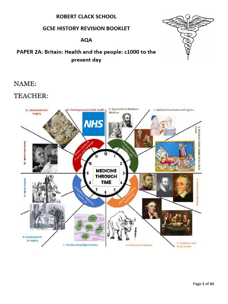 AQA GCSE History: Medicine Through Time | PDF | Medicine | Hospital
