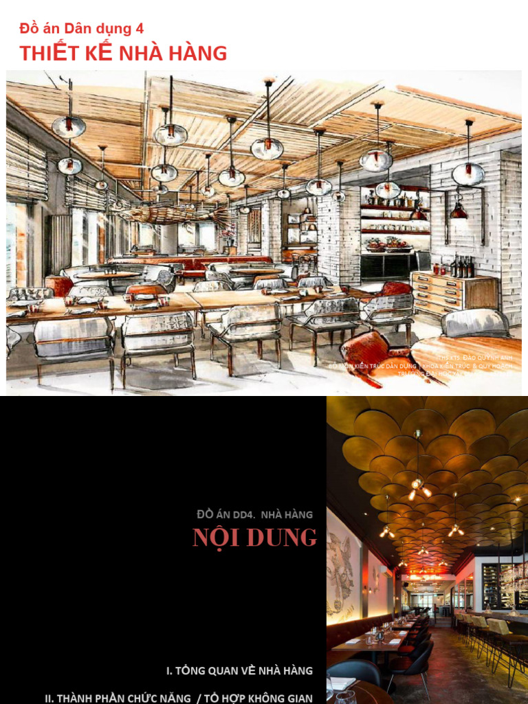 2018 - Dadd4 - (Slideshow) Thiet Ke Nha Hang | PDF