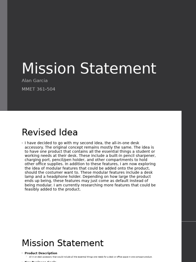 Mission Statement | PDF