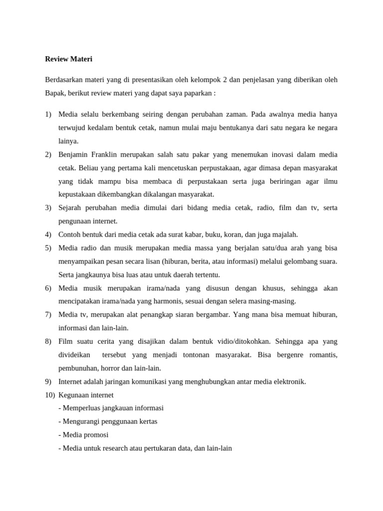 Review PKMB_Konsep Media | PDF