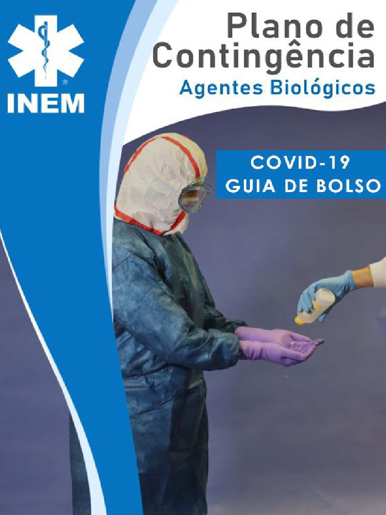 Plano de Contingência INEM COVID 19 v2 Guia de Bolso | PDF | Desperdício | Propriedade intelectual