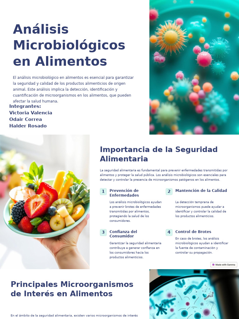 Analisis Microbiologicos en Alimentos | PDF | Seguridad alimenticia ...