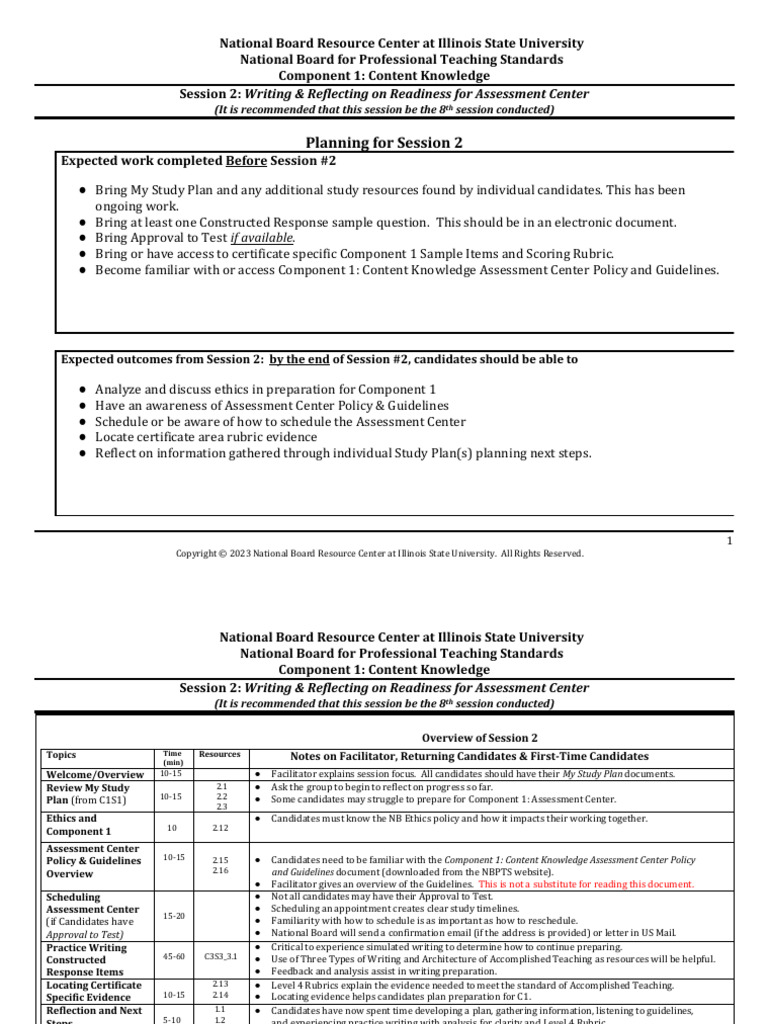 C1S2 Facilitator Guide 2023 | PDF | Knowledge | Information