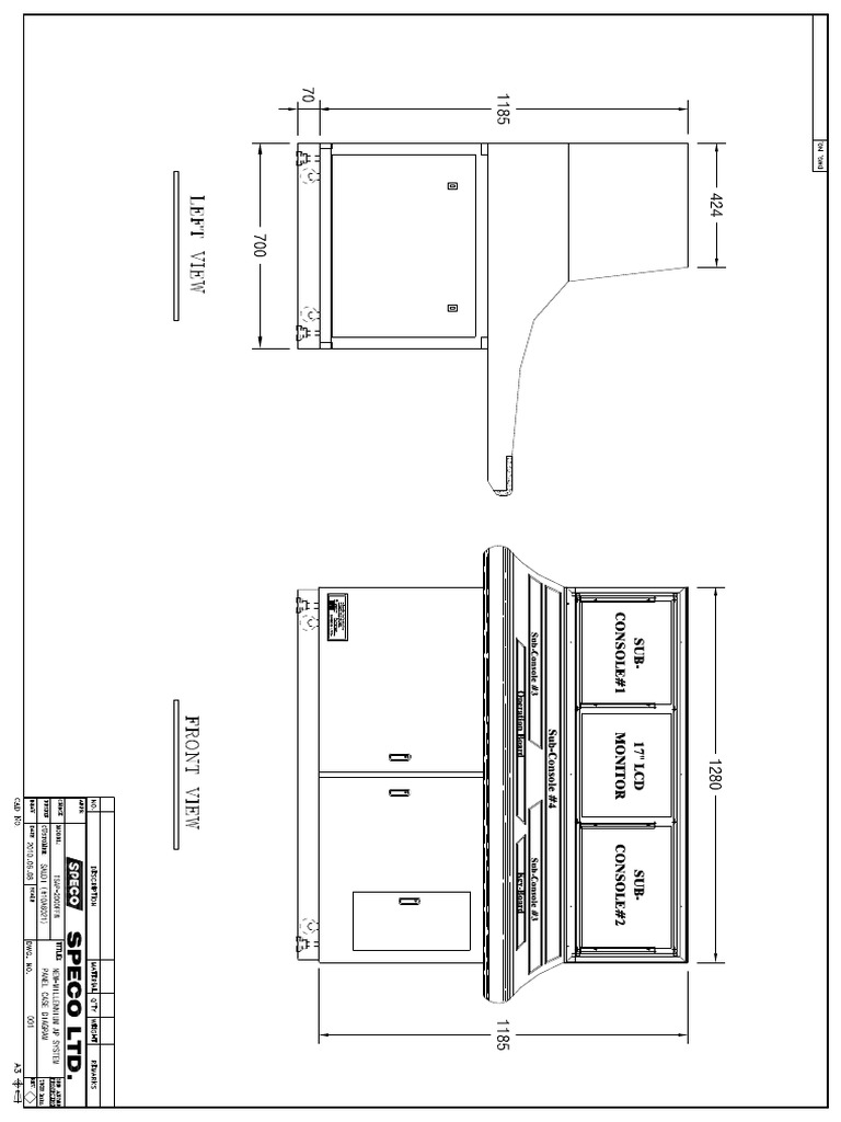 10a6021-Electric Control Panel Drawing | PDF