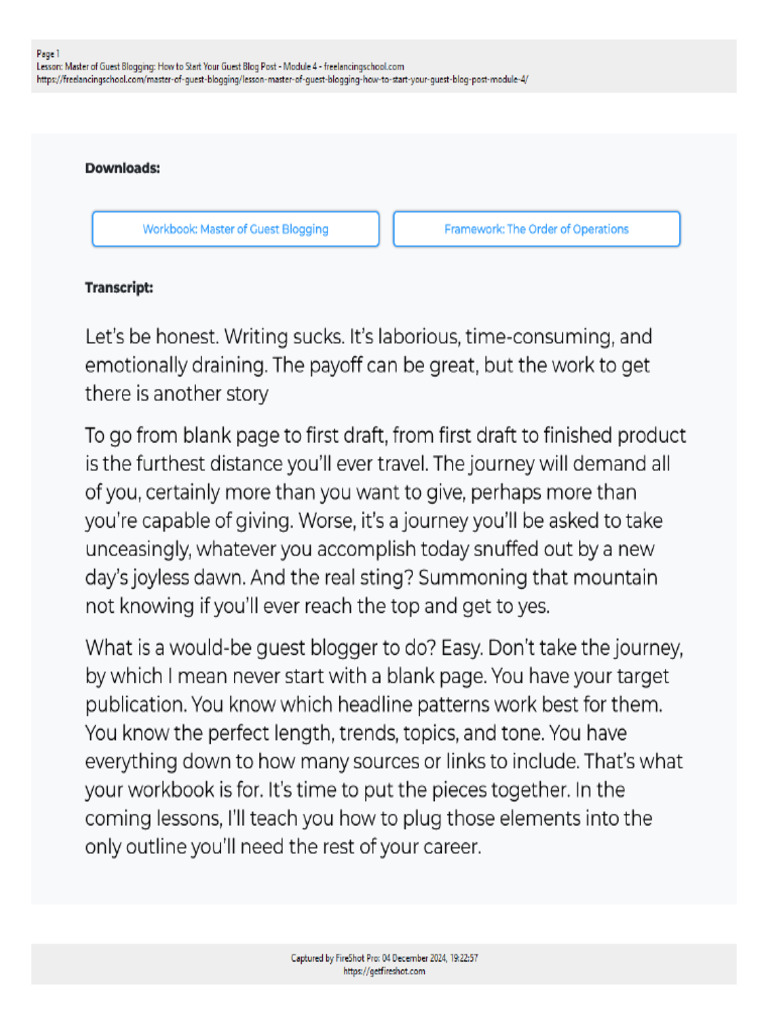01-How To Start Your Guest Blog Post | PDF