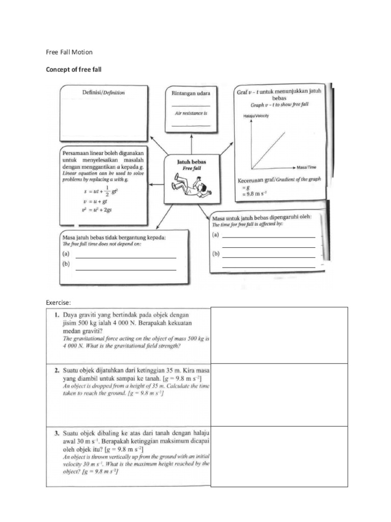 Sics 2.3 Free Fall (20 | PDF