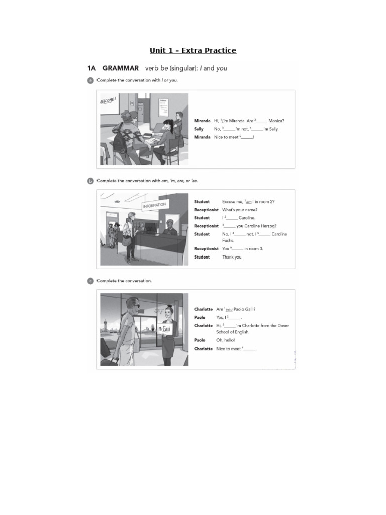 Unit 1 - Extra Practice | PDF