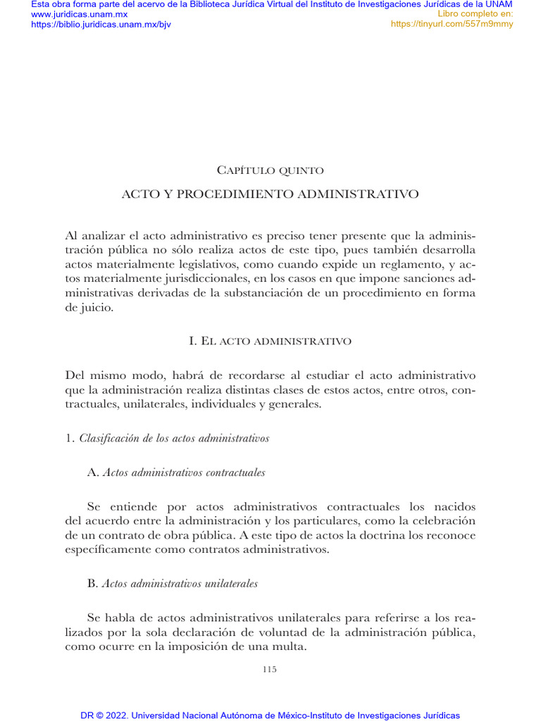 Acto Administrativo: Tipos y Definición | PDF | Dominio eminente ...