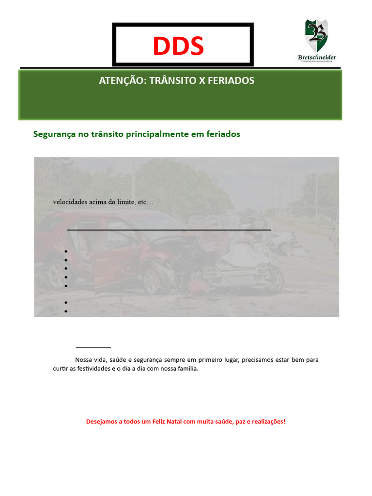 DDS Transito x feriado | PDF