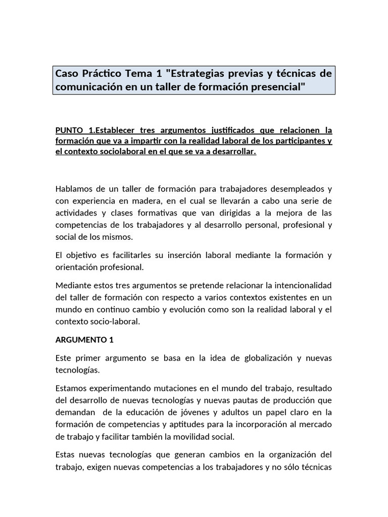 Caso Práctico Tema 1 UF16 | PDF | Maestros | Salón de clases