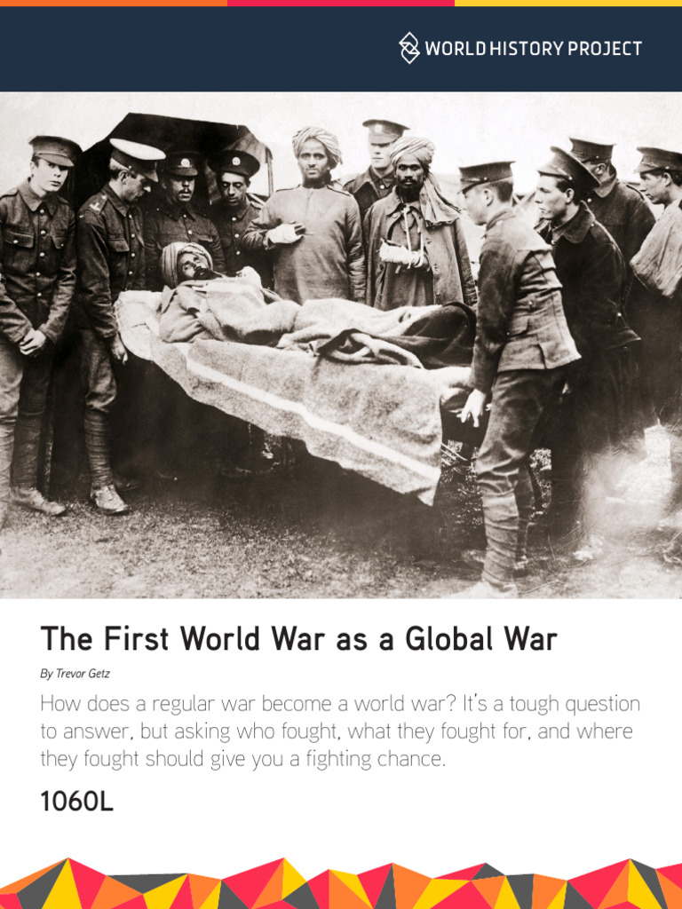 WHP-AP 7-1-4 Read - The First World War As A Global War - 1060L | PDF ...