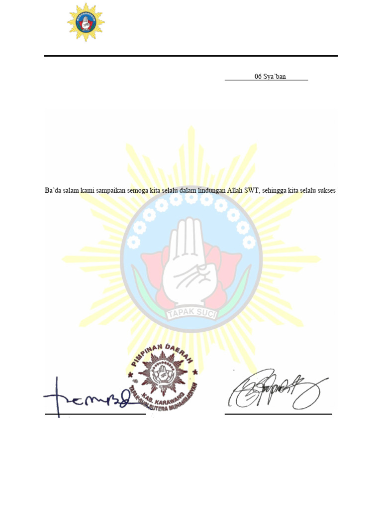 Surat Pemberitahuan Ukt | PDF