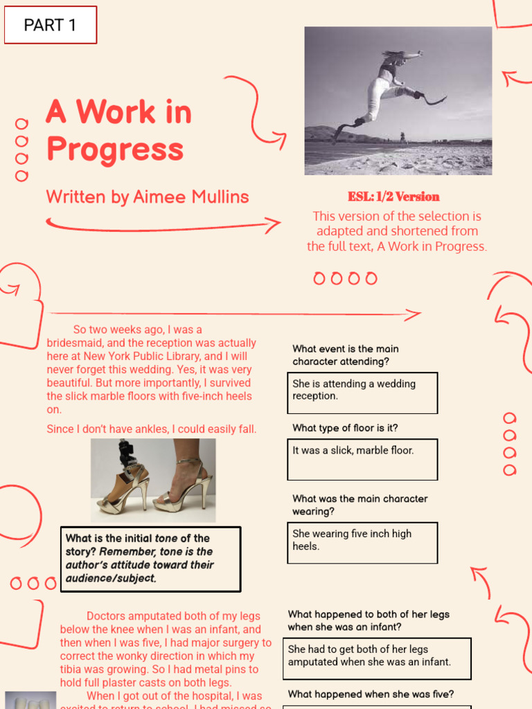Aimee Mullins: Overcoming Challenges | PDF
