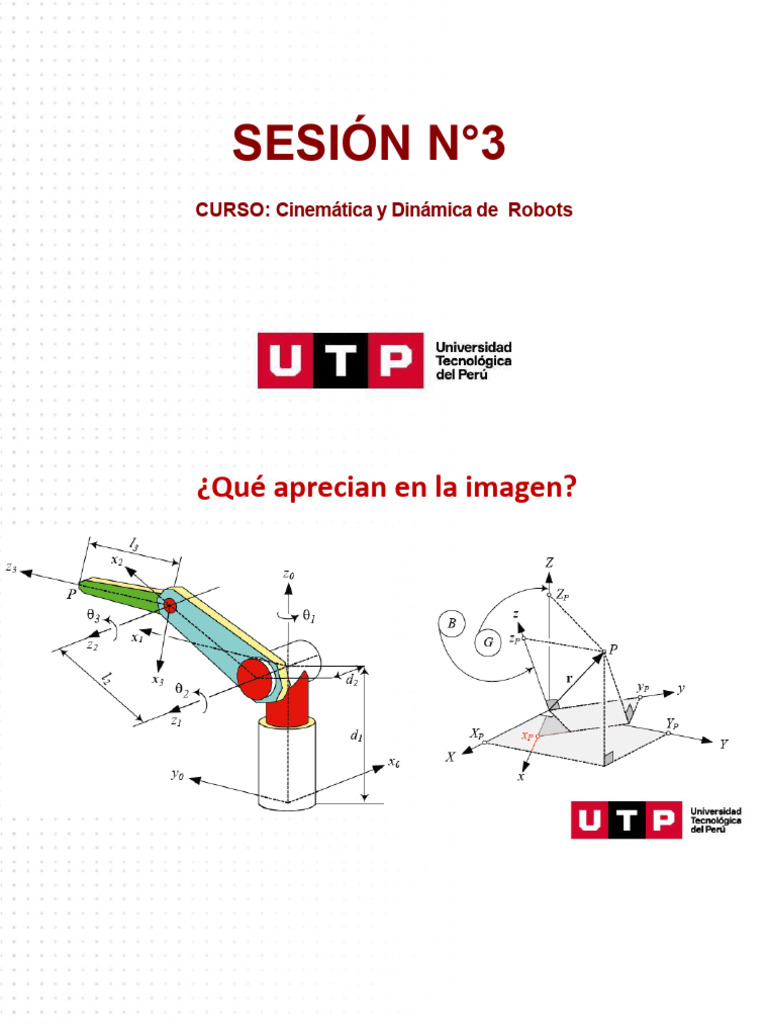 Ángulos de Euler y Transformaciones en Robots | PDF | Rotación | Matriz ...