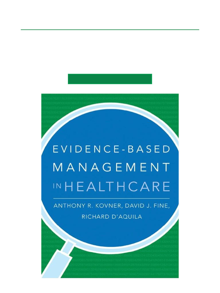 Evidence Based Management in Healthcare Exclusive Download | PDF ...