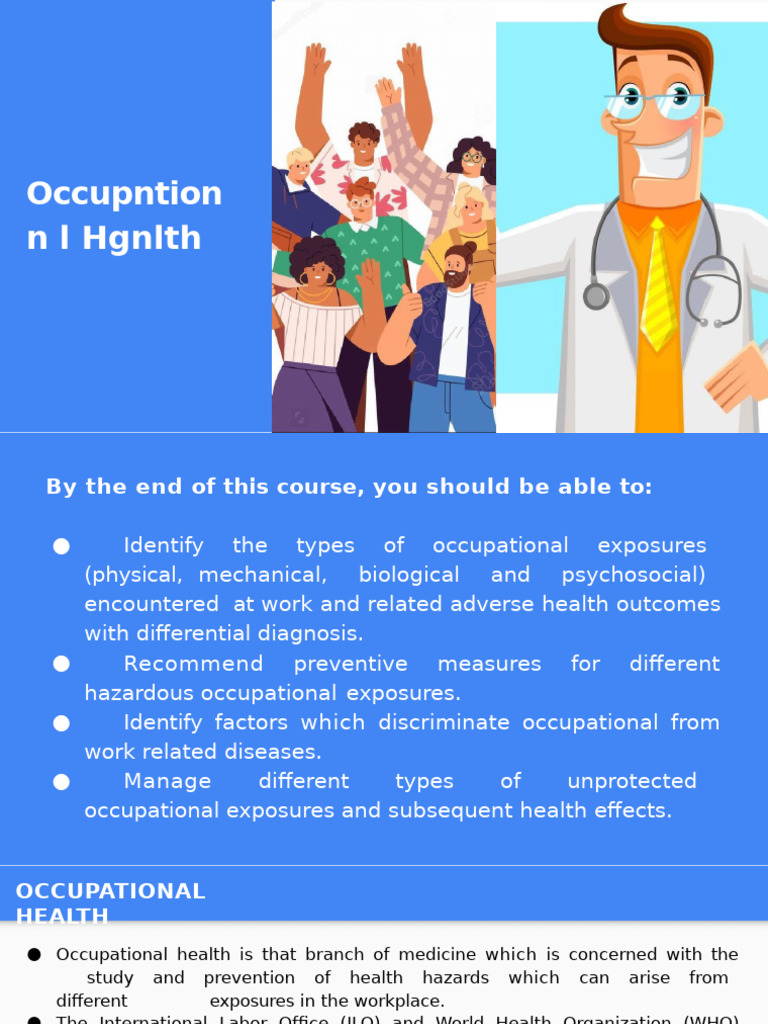 Occupational Health | PDF | Respiratory Diseases | Occupational Burnout