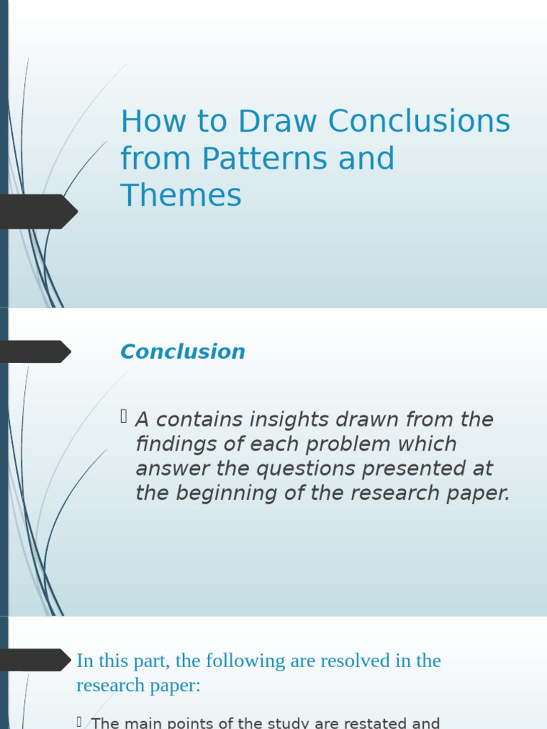 Writing Effective Research Conclusions | PDF | Cognition | Human ...