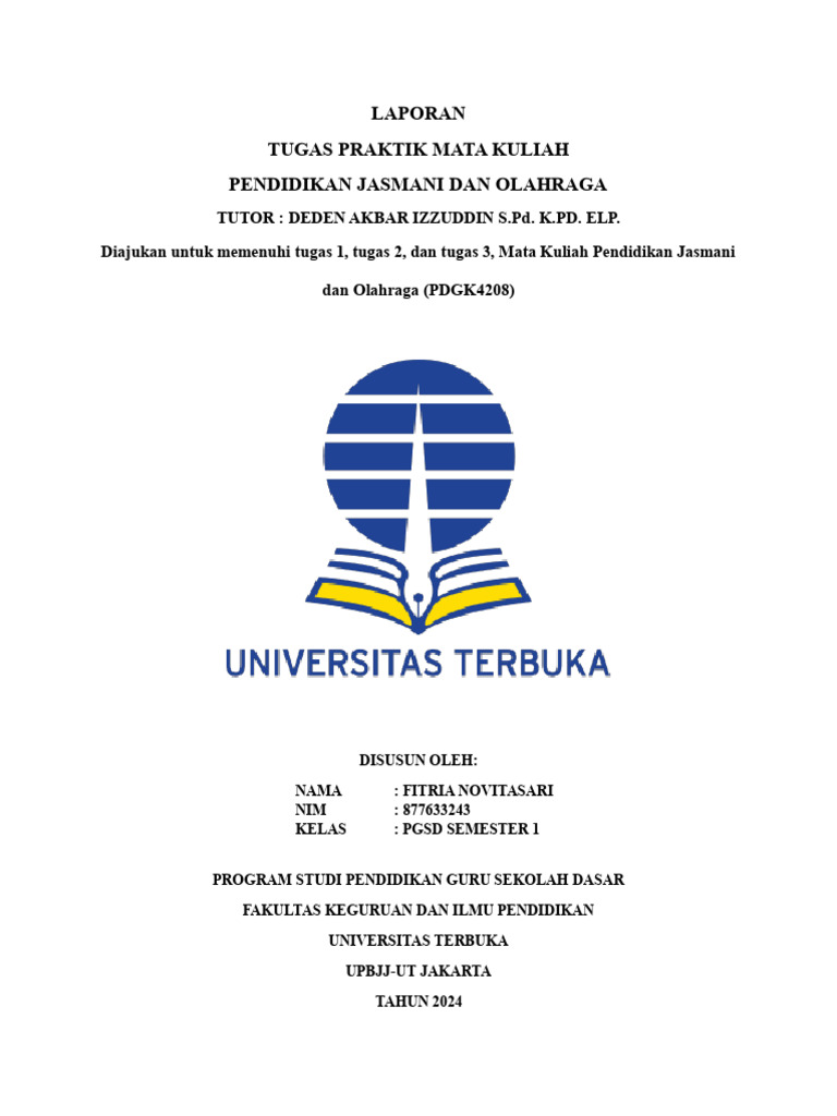 Laporan Tugas Penjas (1,2,3) | PDF