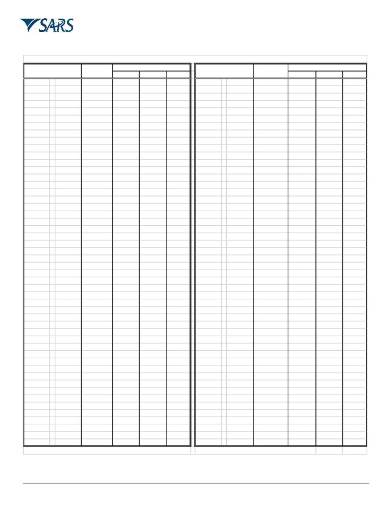 PAYE GEN 01 G01 A03 2026 Monthly Tax Deduction Tables External Annexure ...