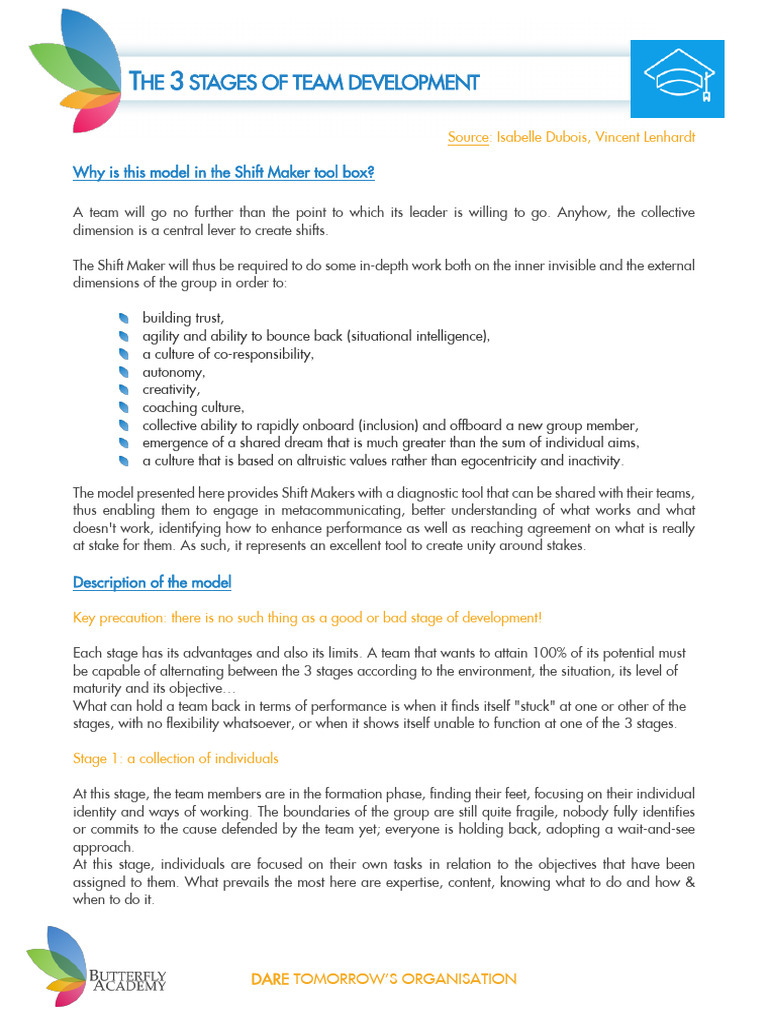 3 Stages of Team Development Explained | PDF
